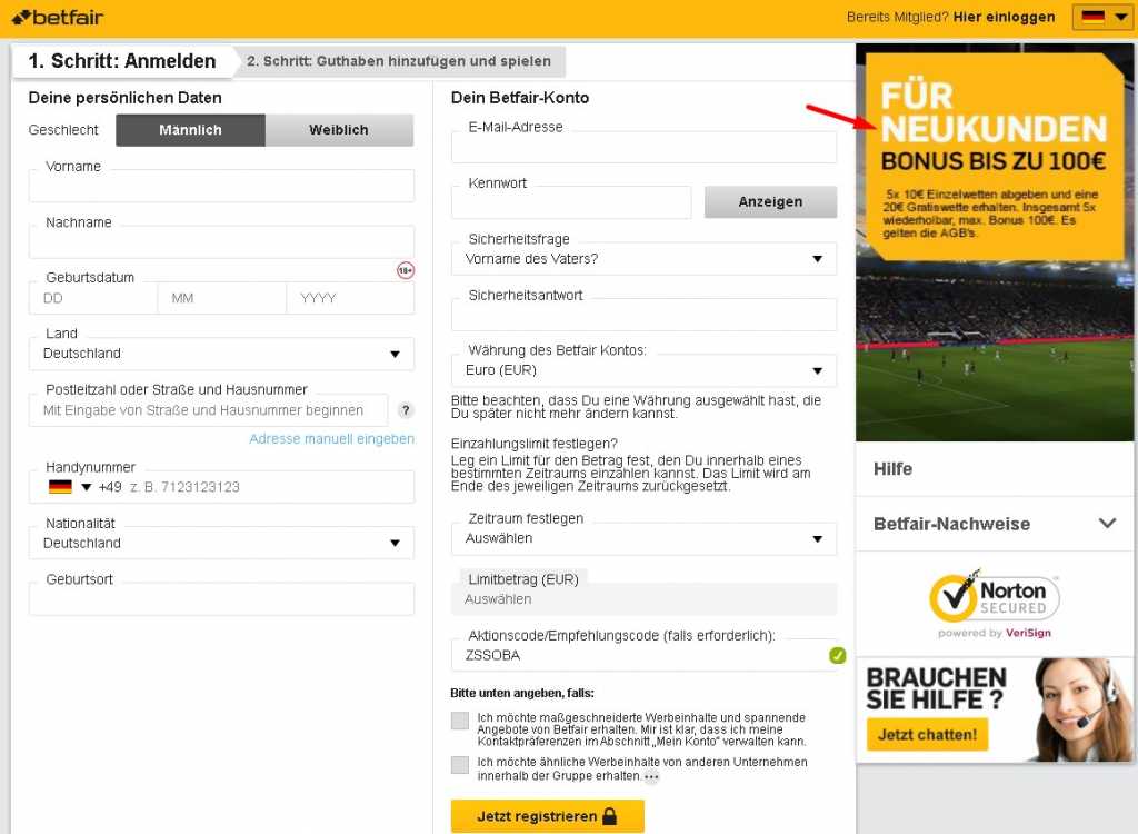 Betfair neukundenbonus in Deutschland ☆ Wie komme ich frei Betfair bonusse